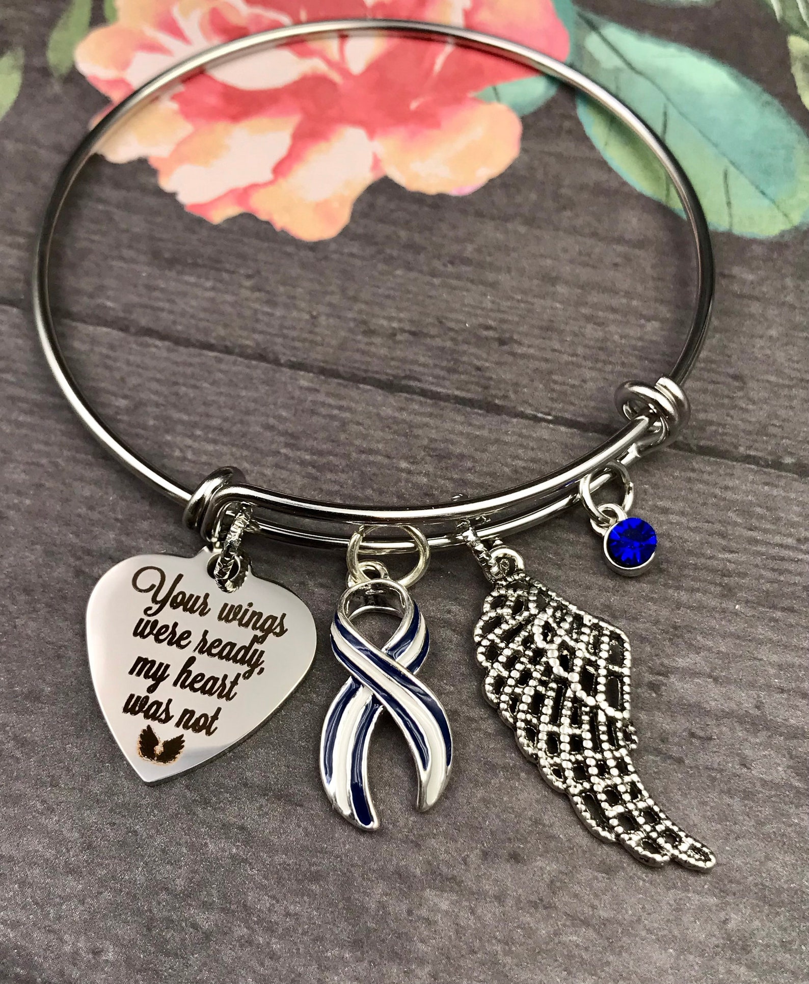 ALS Awareness Bracelet Your Wings Were Ready My Heart Was - Etsy