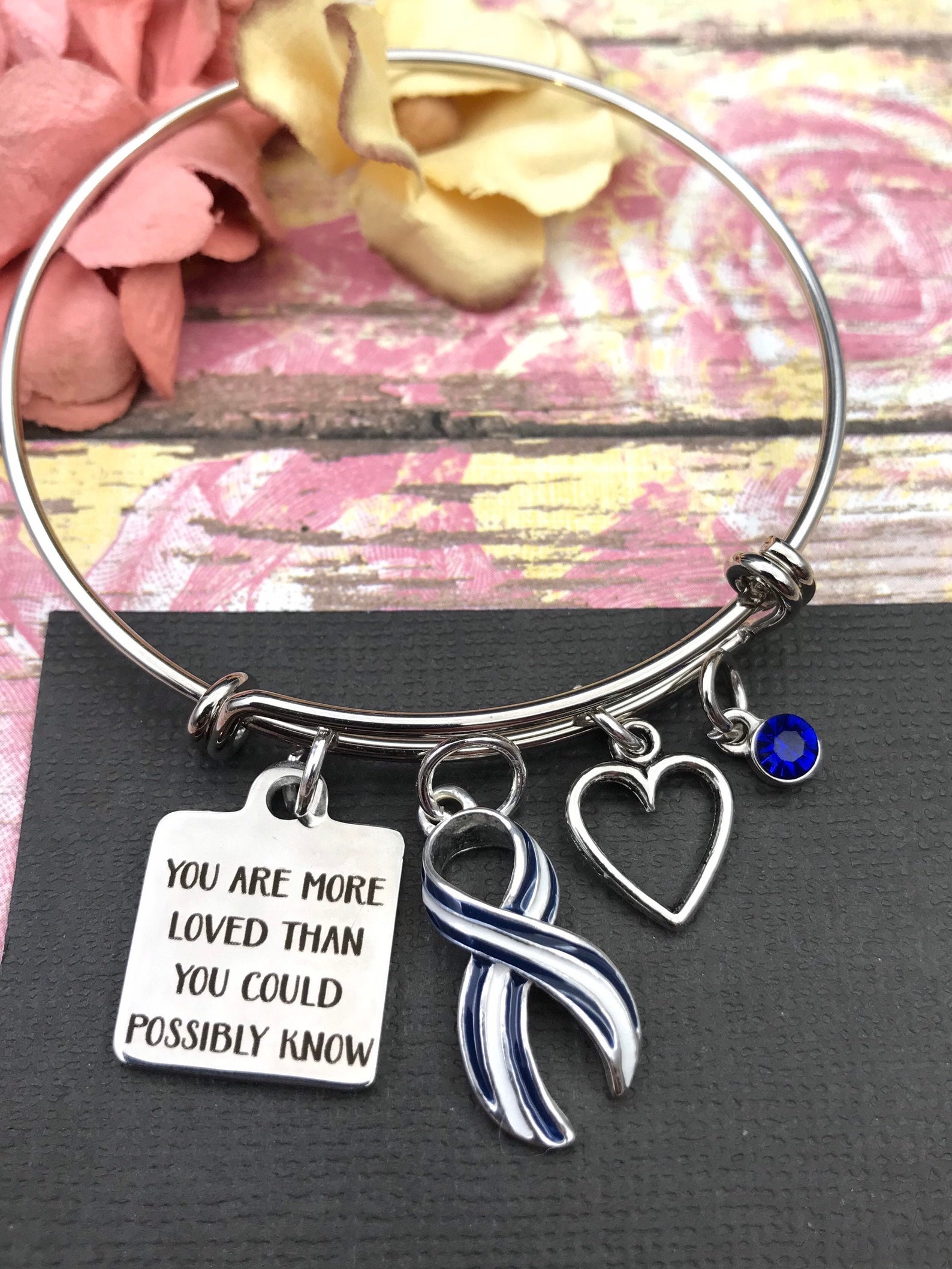 ALS Awareness Bracelet You Are More Loved Than You Could - Etsy