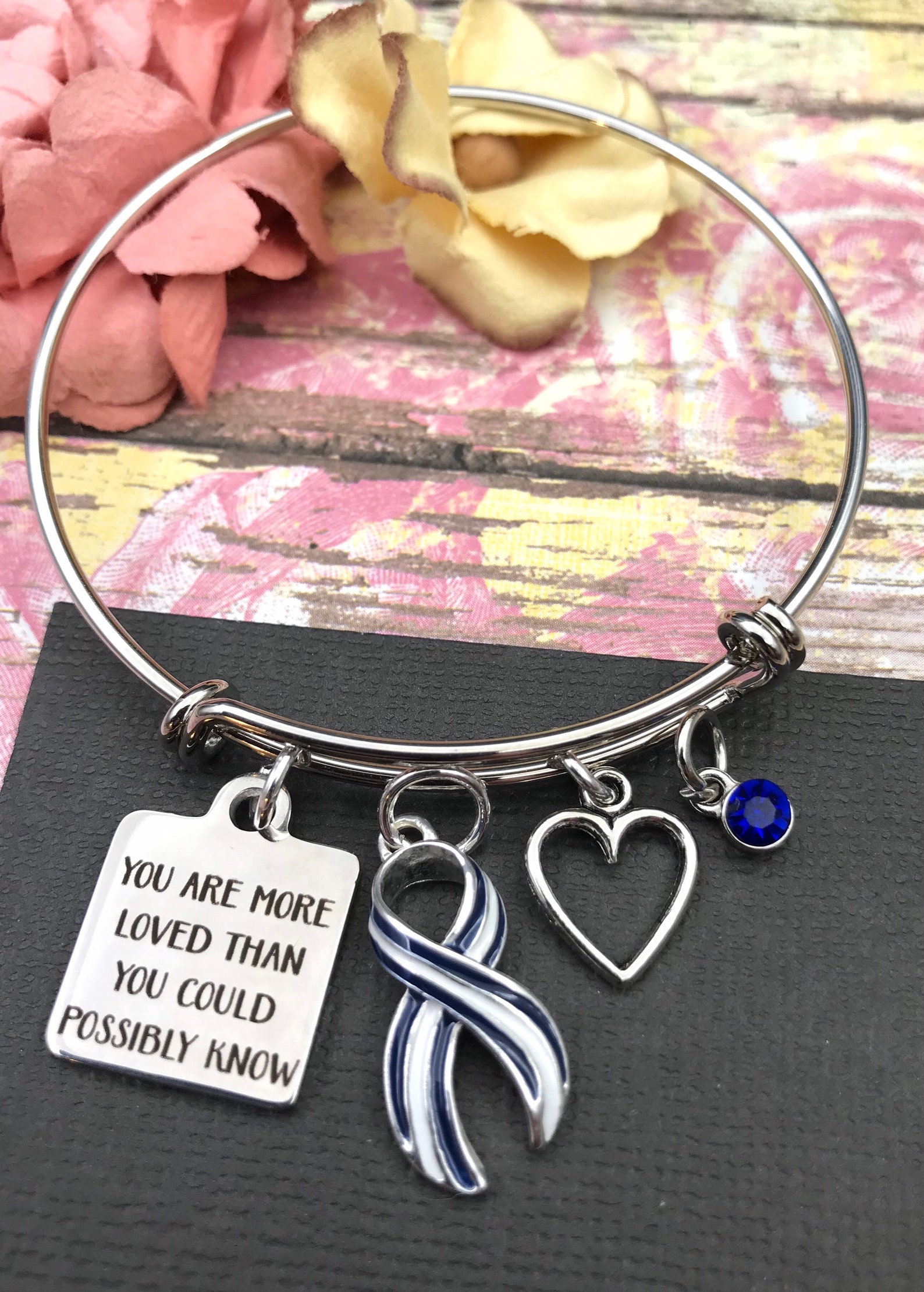 ALS Awareness Bracelet You Are More Loved Than You Could | Etsy