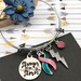 BRCA Awareness Bracelet / Previvor Gift Pink and Teal Ribbon - Etsy