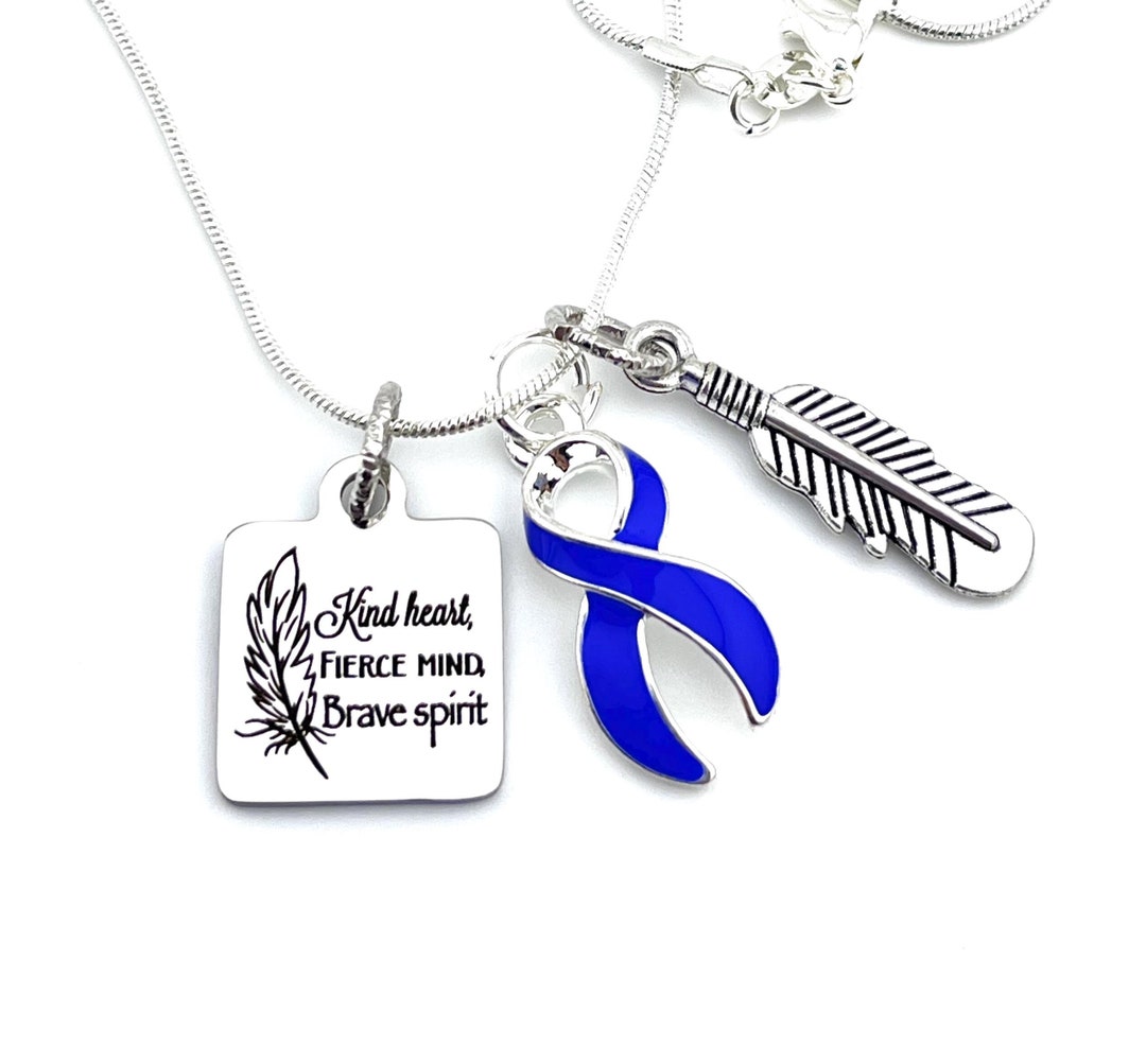 Periwinkle Ribbon Necklace - Esophageal Stomach Gastric Cancer Survivor ...