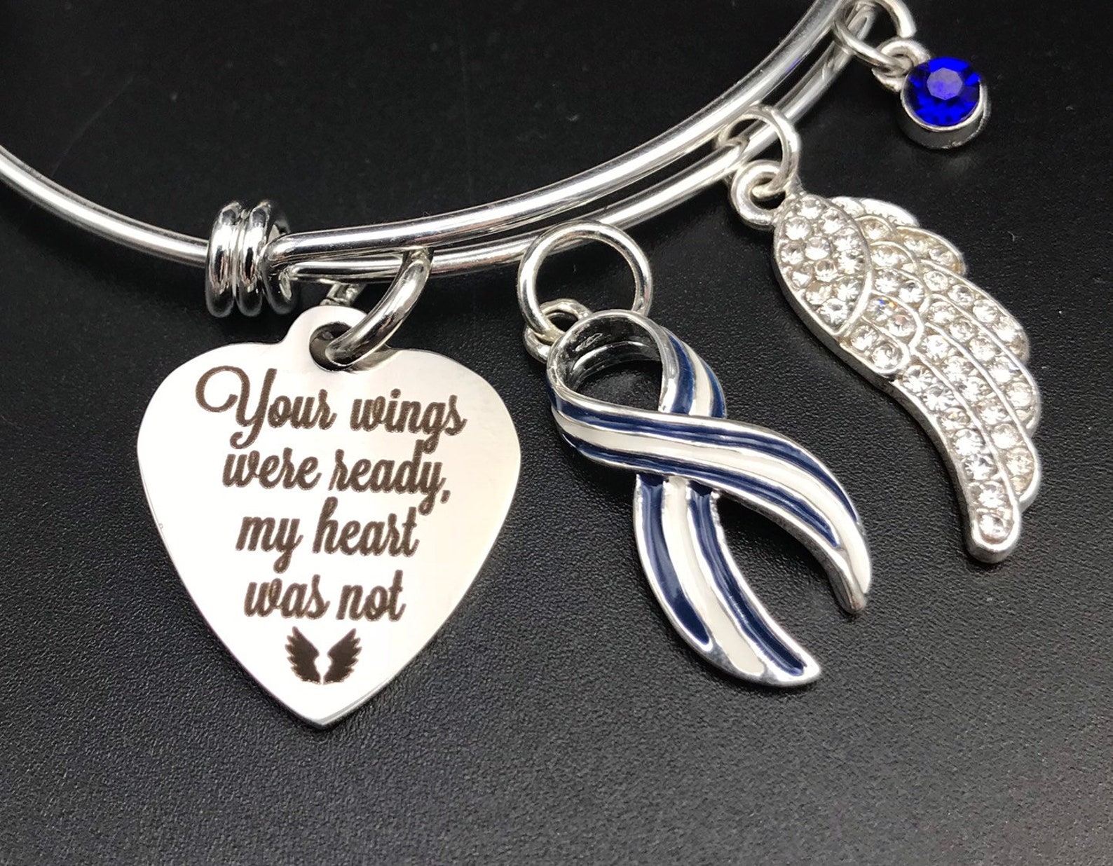 ALS Awareness Bracelet Your Wings Were Ready My Heart was | Etsy