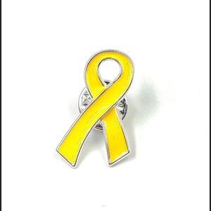 Gold Ribbon / Lapel Hat Pin / Alveolar Rhabdomyosarcoma, Childhood ...