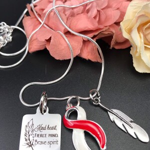 Red and White Ribbon Aplastic Anemia, DVT, Head & Neck Cancer, Oral ...