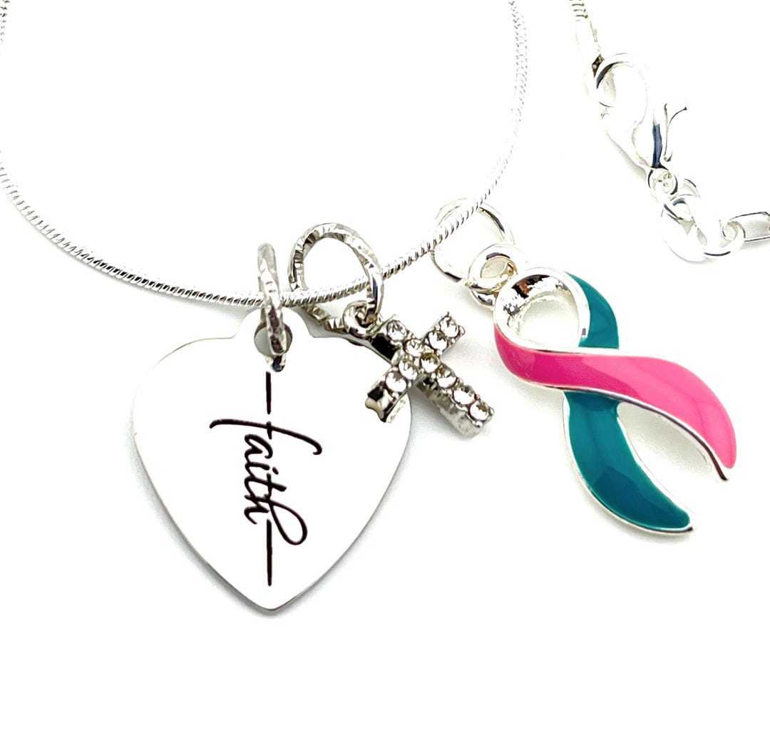 Preventitive Mastectomy, Surgery Gift - Previvor Necklace - Pink and ...