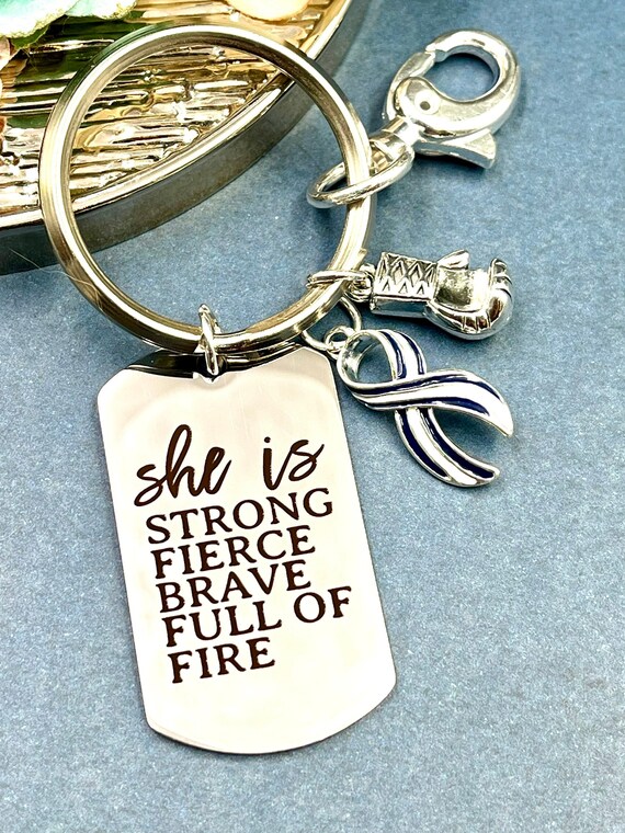 ALS Warrior Keychain Encouragement Poem ALS Awareness Gift - Etsy