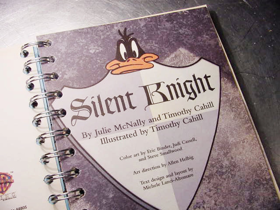 Journal LOONEY TUNES Silent Knight CHRISTMAS Classic Book Recycled ...