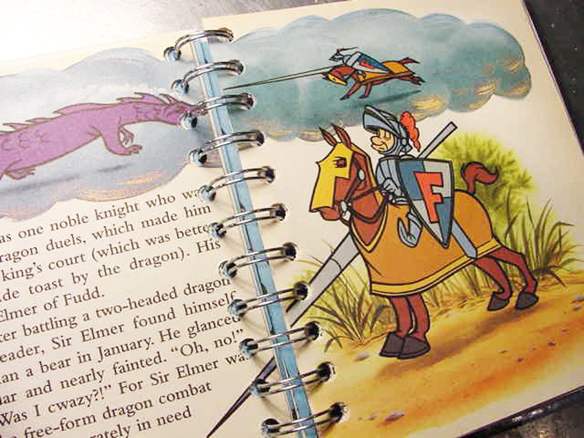 Journal LOONEY TUNES Silent Knight CHRISTMAS Classic Book Recycled ...