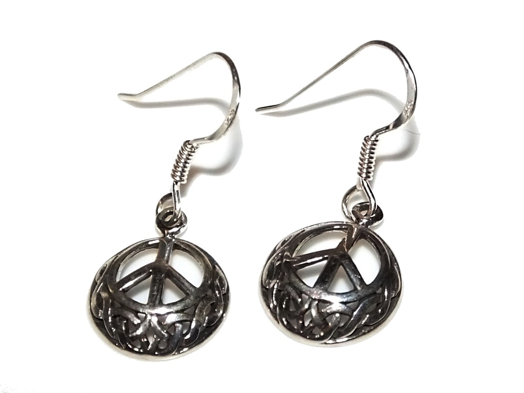 Vintage 90s Style Boho Goth Pagan Wiccan Celtic Knots Peace Sign ...