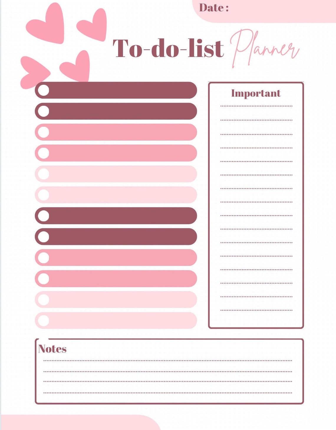 Digital/printable - Simple to Do List - Valentine’s Day *instant ...