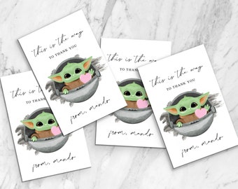 Grogu Thank You - Etsy