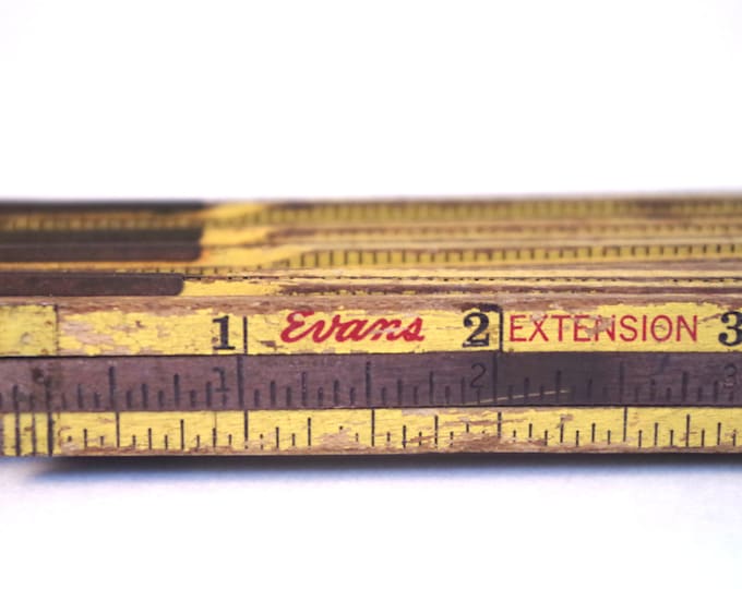Vintage Evans Extension Rule Wooden Expandable 72 Inch Ruler - Etsy