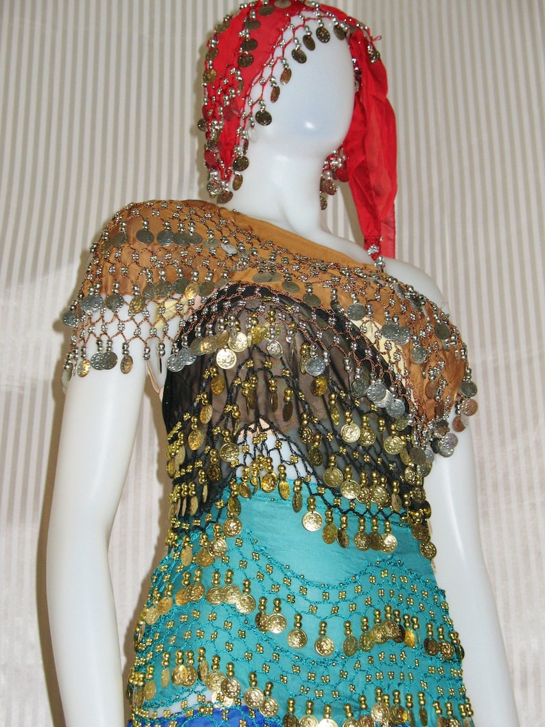 Renaissance Gypsy Coin Sash Belt New Colors Available:deep | Etsy