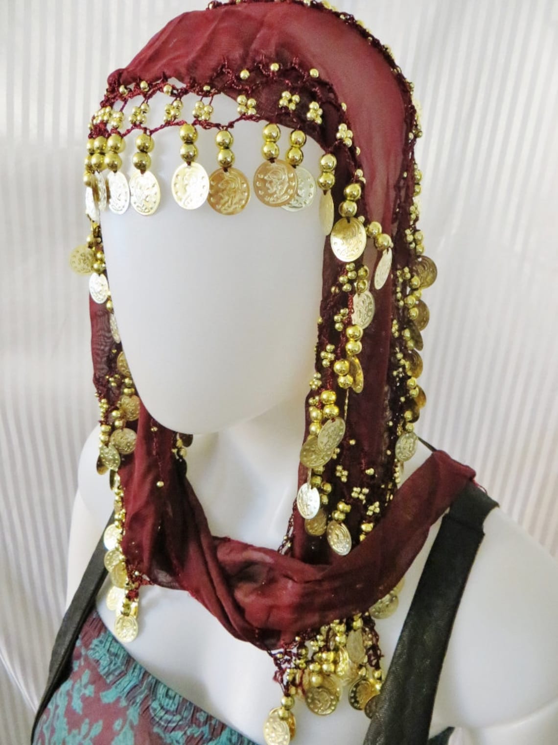 Renaissance Gypsy Coin Sash Belt New Colors Available:deep | Etsy