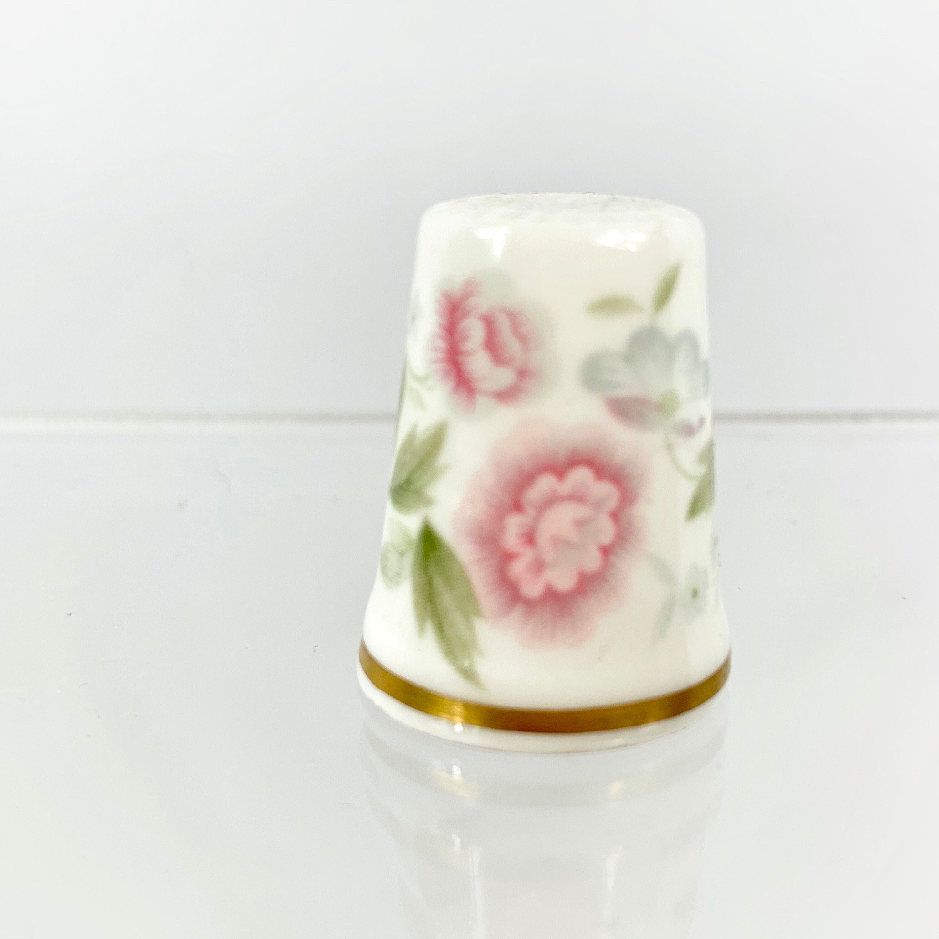 Minton Spring Bouquet Floral Porcelain Thimble From TCC - Etsy