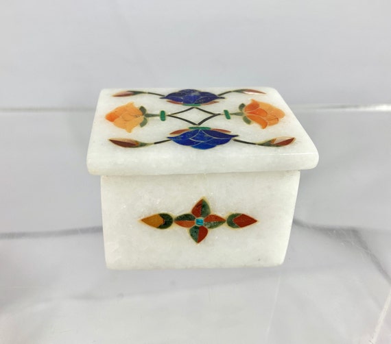 Art & Collectibles Collectibles Figurines & Knick Knacks Handmade Marble Box Home Decor Marble ...
