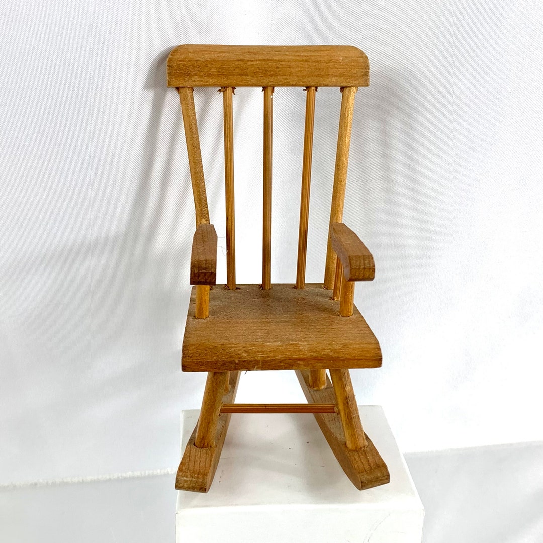 Shackman Rocking Chair, Doll House, Vintage Miniature - Etsy