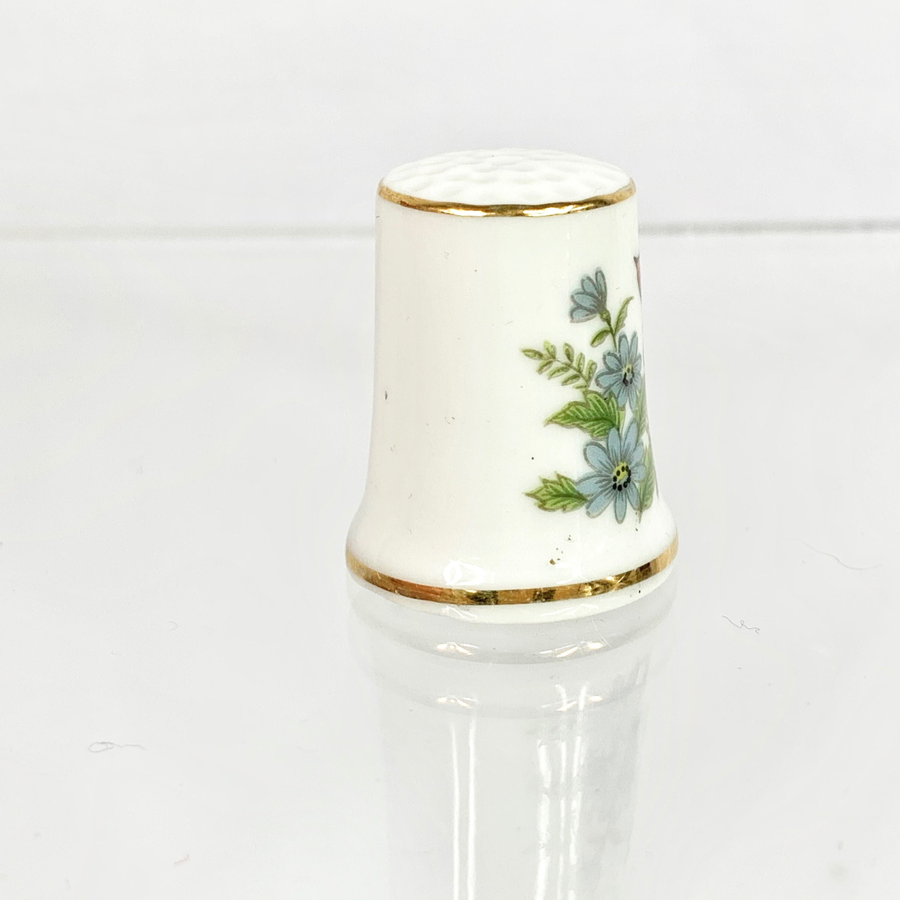Porcelain Floral Collectible Japanese Butterfly Thimble - Etsy