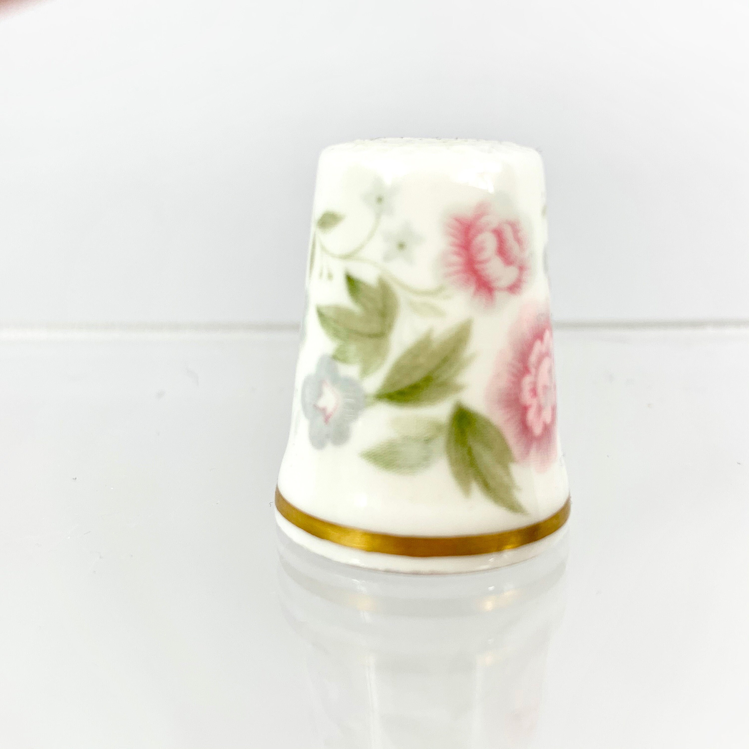 Minton Spring Bouquet Floral Porcelain Thimble From TCC - Etsy