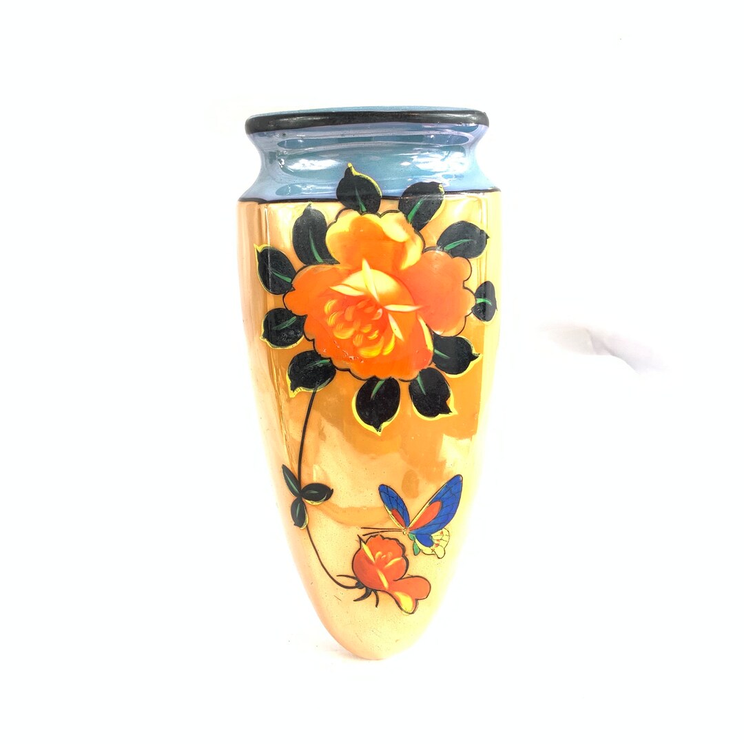 Lusterware Wall Pocket, Japanese Bone China, Large Size - Etsy