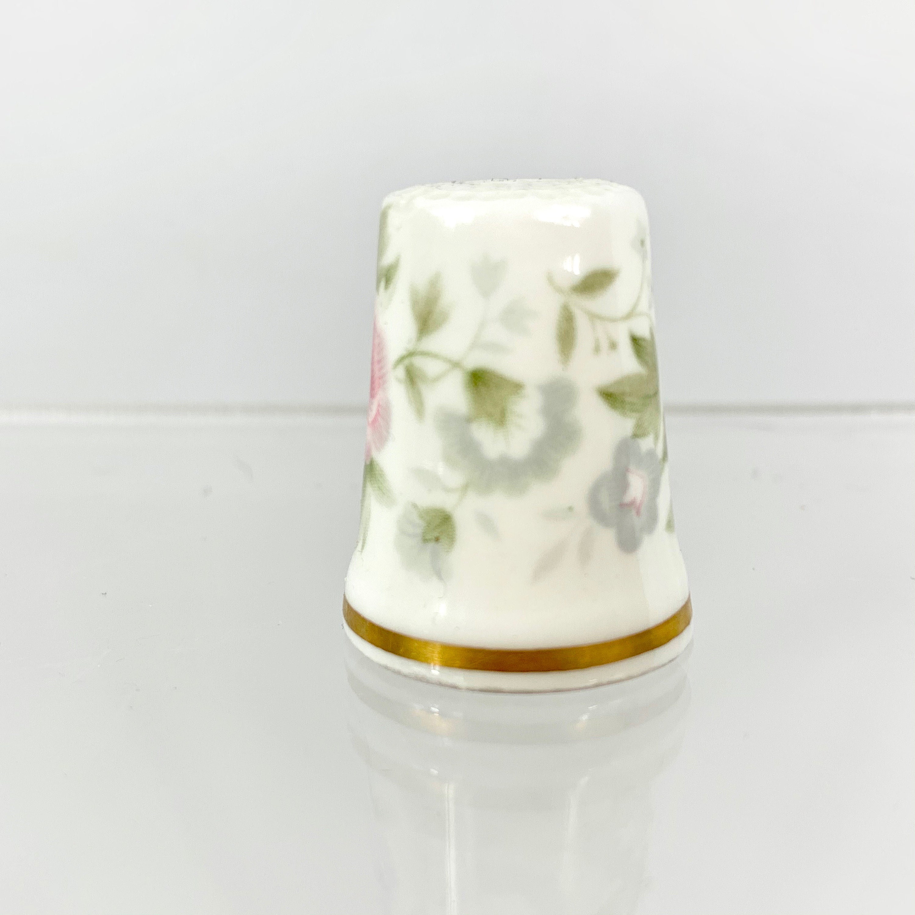 Minton Spring Bouquet Floral Porcelain Thimble From TCC - Etsy