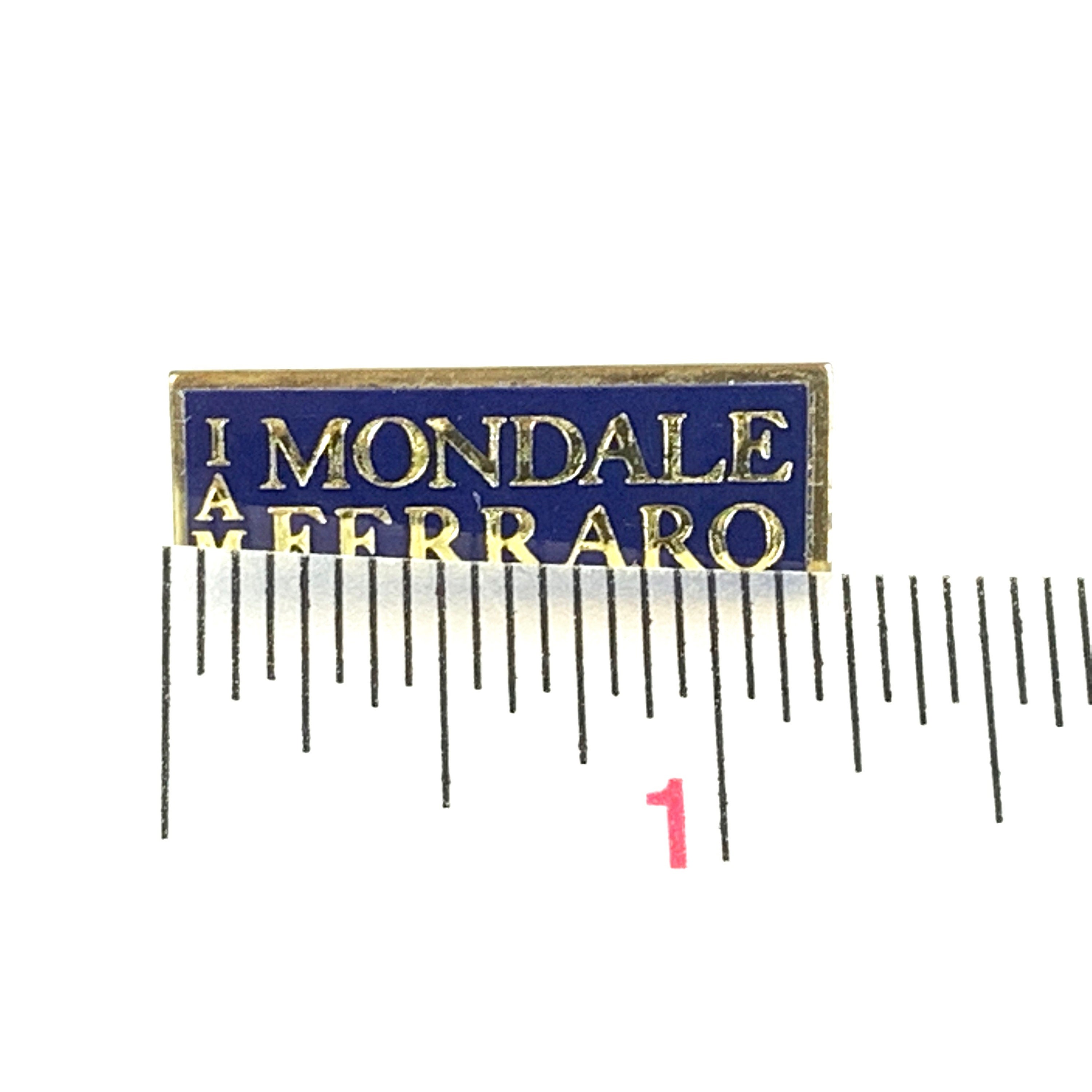 Vintage Political Memorabilia Mondale Ferraro Campaign Union Lapel Pin ...