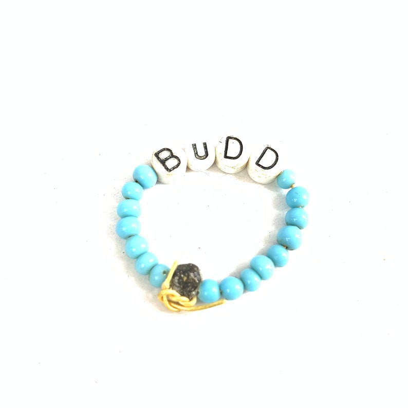 Vintage Hospital Baby Beaded Name Bracelet for Boy, Budd - Etsy