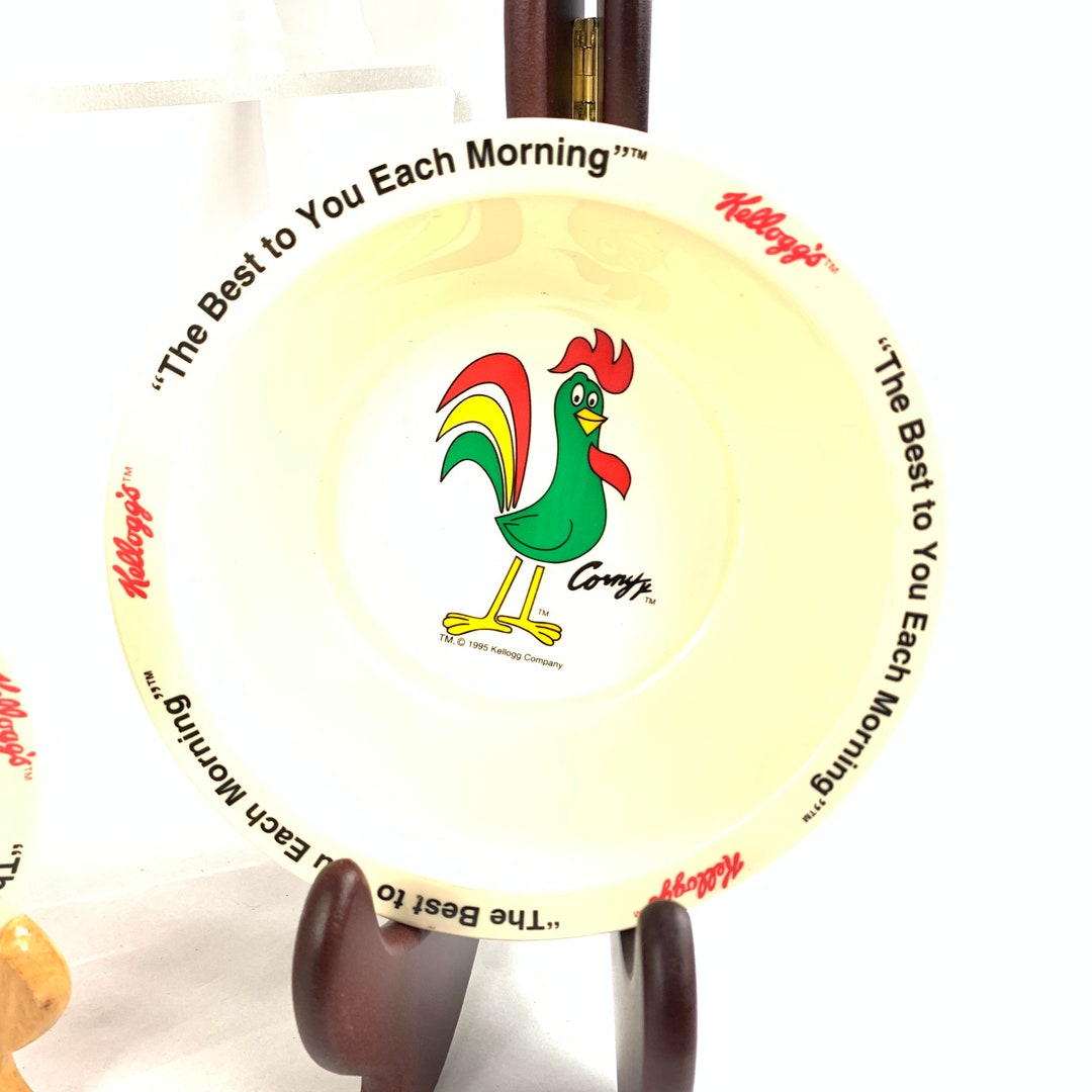 Kellogg's Cereal Character Bowls by Nevins, Corny, Tony the Tiger, Snap ...