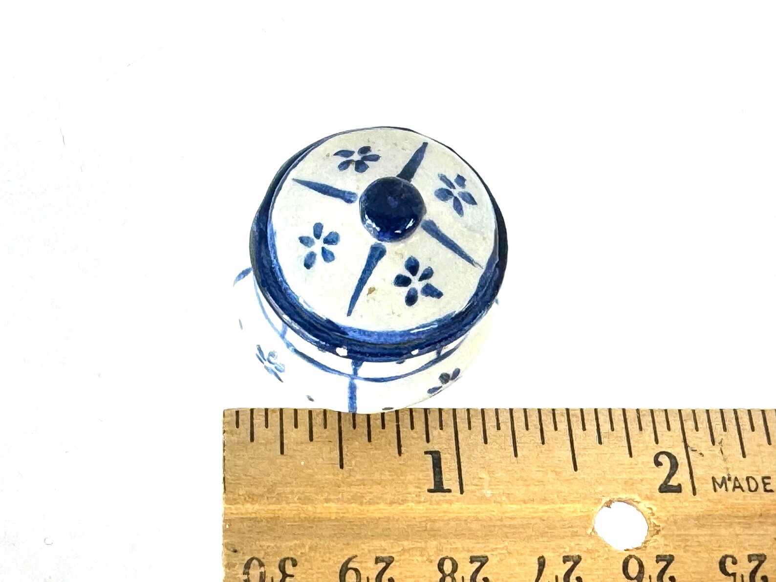 Vintage Porcelain Doll House Miniature Delft Lidded Pot - Etsy