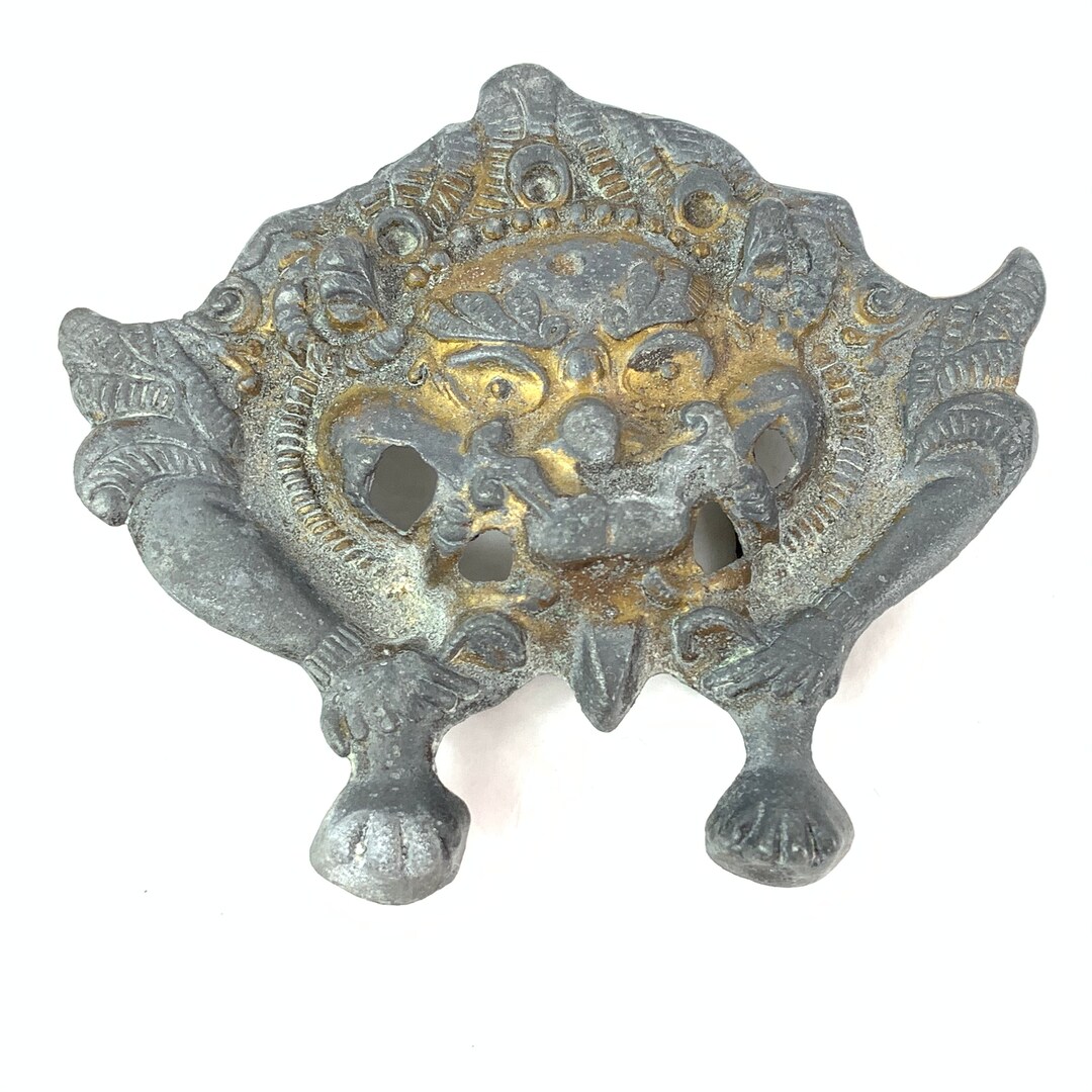 Fierce Himalayan Cheppu, Buddhist Temple Protector, Gilt Bronze Belt ...