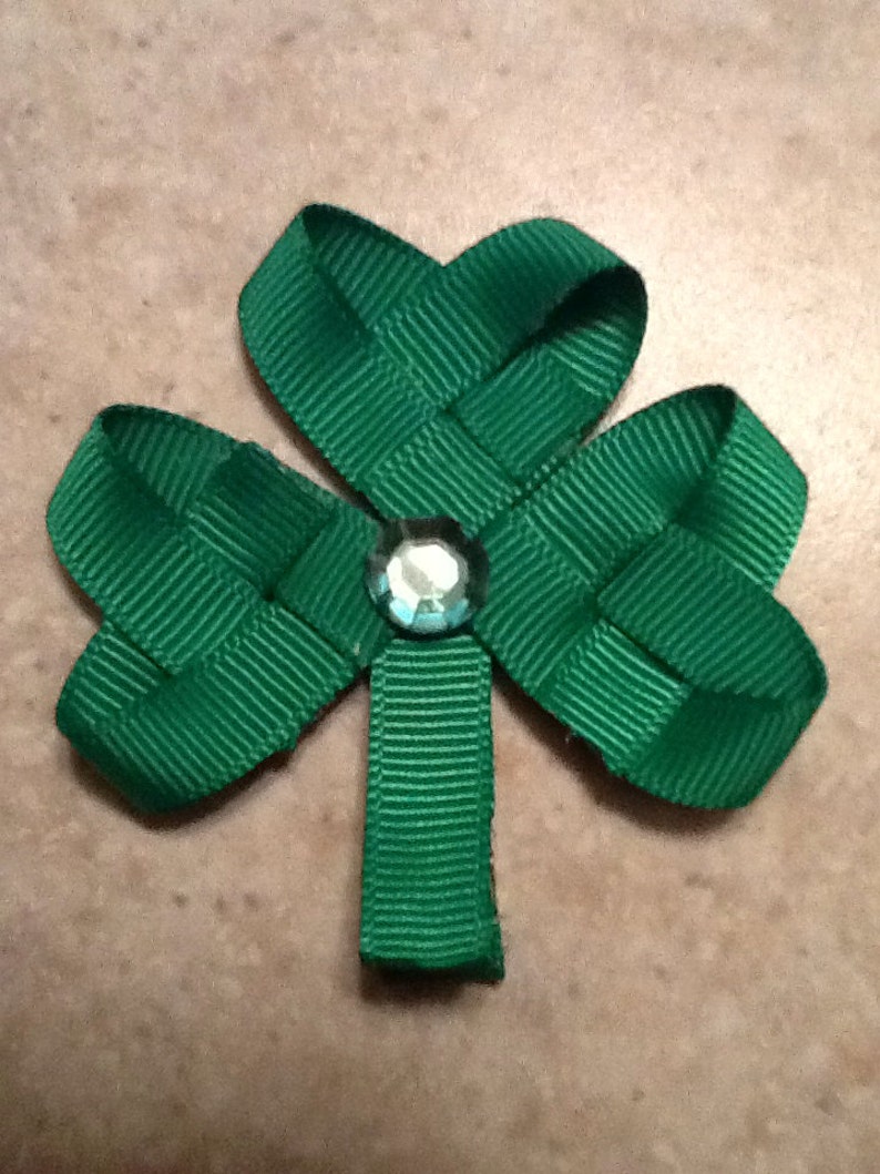 St Patrick's Day Shamrock Hair Clip or Pin Your Choice - Etsy