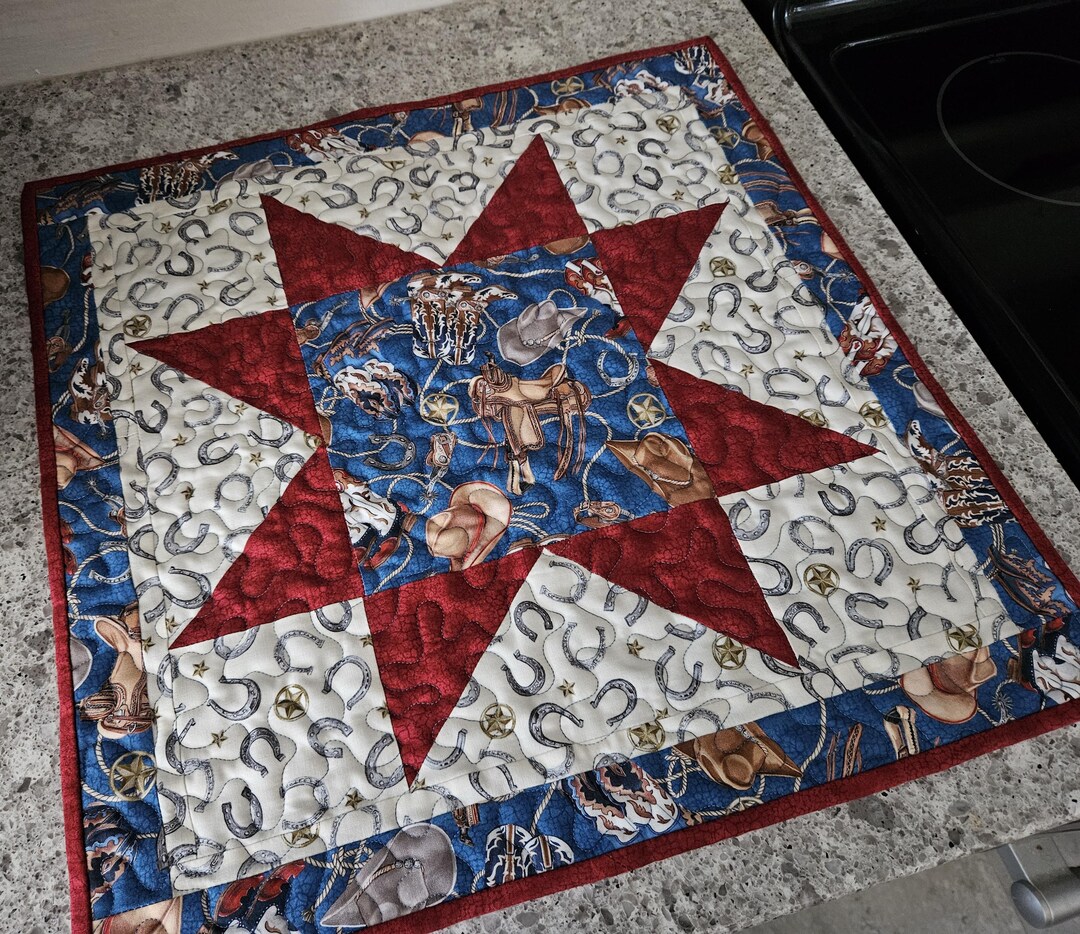 PDF Pattern, Directions, 4 Fat Quarter Table Runner by the Fabric ...