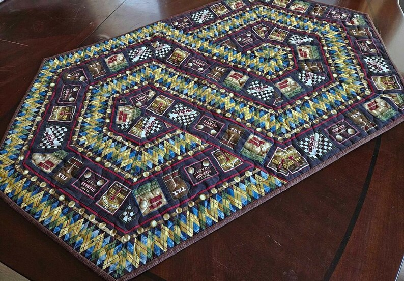 Golf Themed Large Quilted Table Runner - Etsy