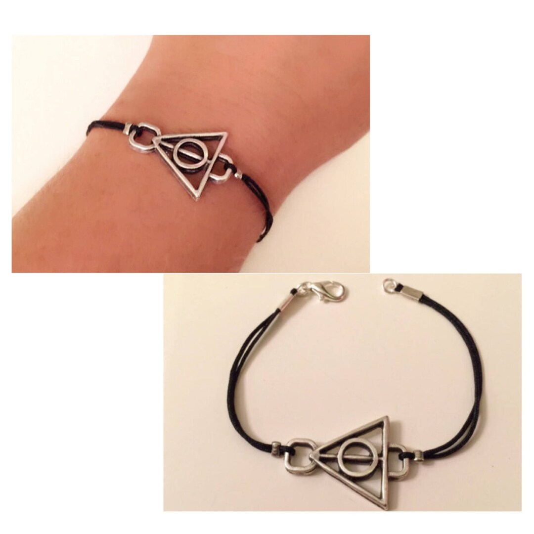 Small Triangle Bracelet, Antique Silver Bracelet, Triangle Charm, Best ...