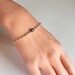 Evil Eye Bracelet Rhinestone Evil Eye Amulet Gold Chain - Etsy