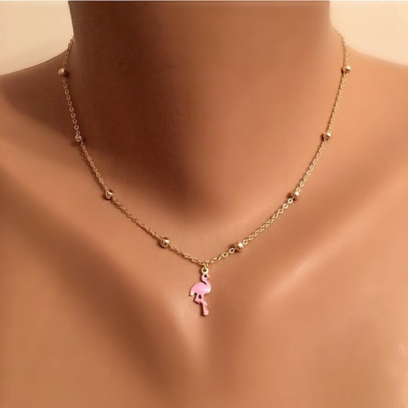 Flamingo Necklace - Etsy