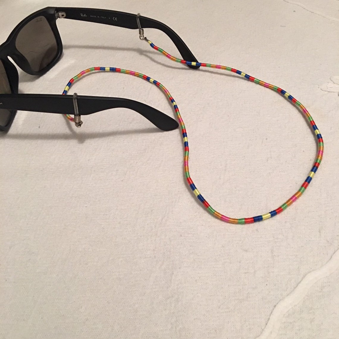 Rainbow Sunny Cord Sunglass Strap Colourful Eyeglass Holder - Etsy