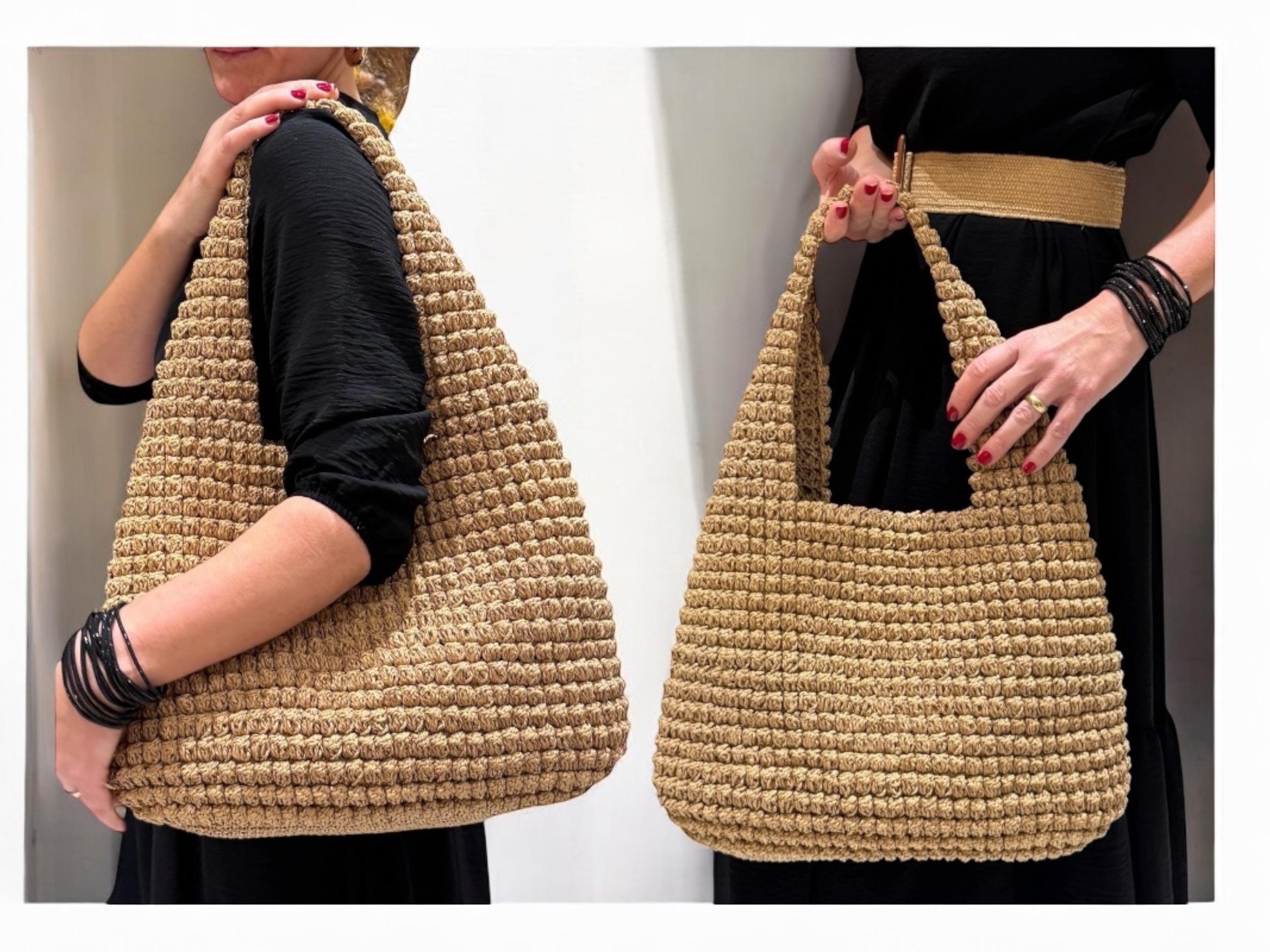 VIDEO TUTORIAL | Popcorn Stitch Bag| Crochet Bag Pattern | Bubble ...