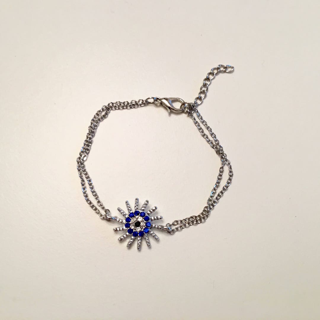 Silver Plated Sun Sign Charm Bracelet, Silver Bracelets , Sun Inspired ...