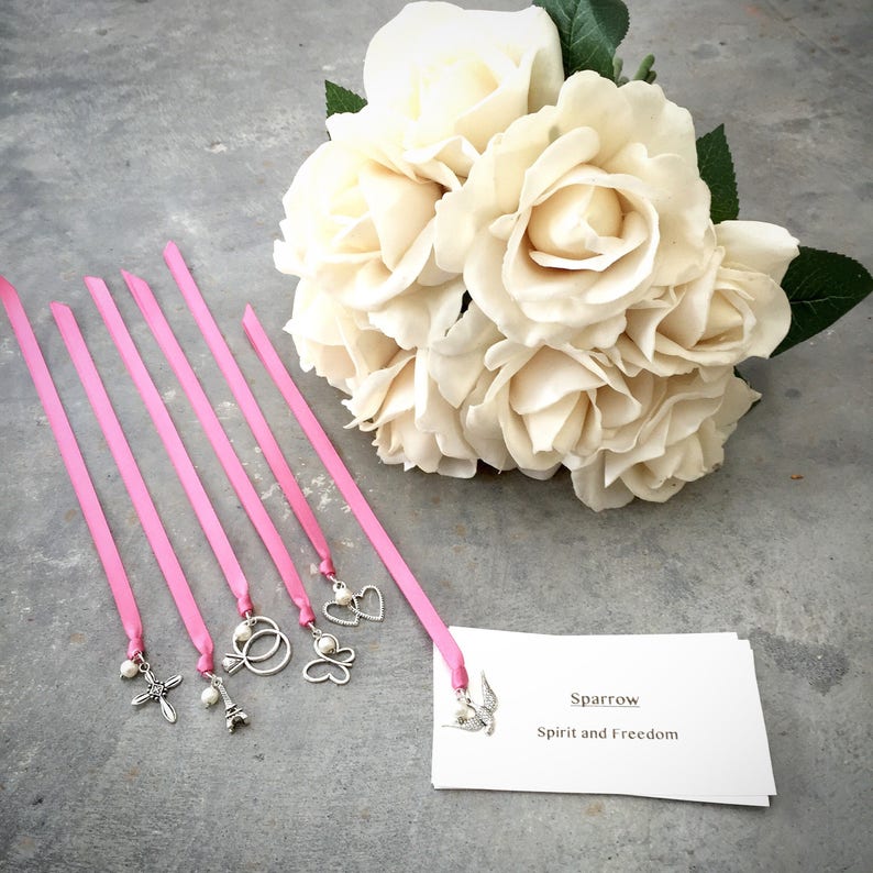 Traditional Ribbon Cake Pulls // Set of 10 // Wedding // | Etsy