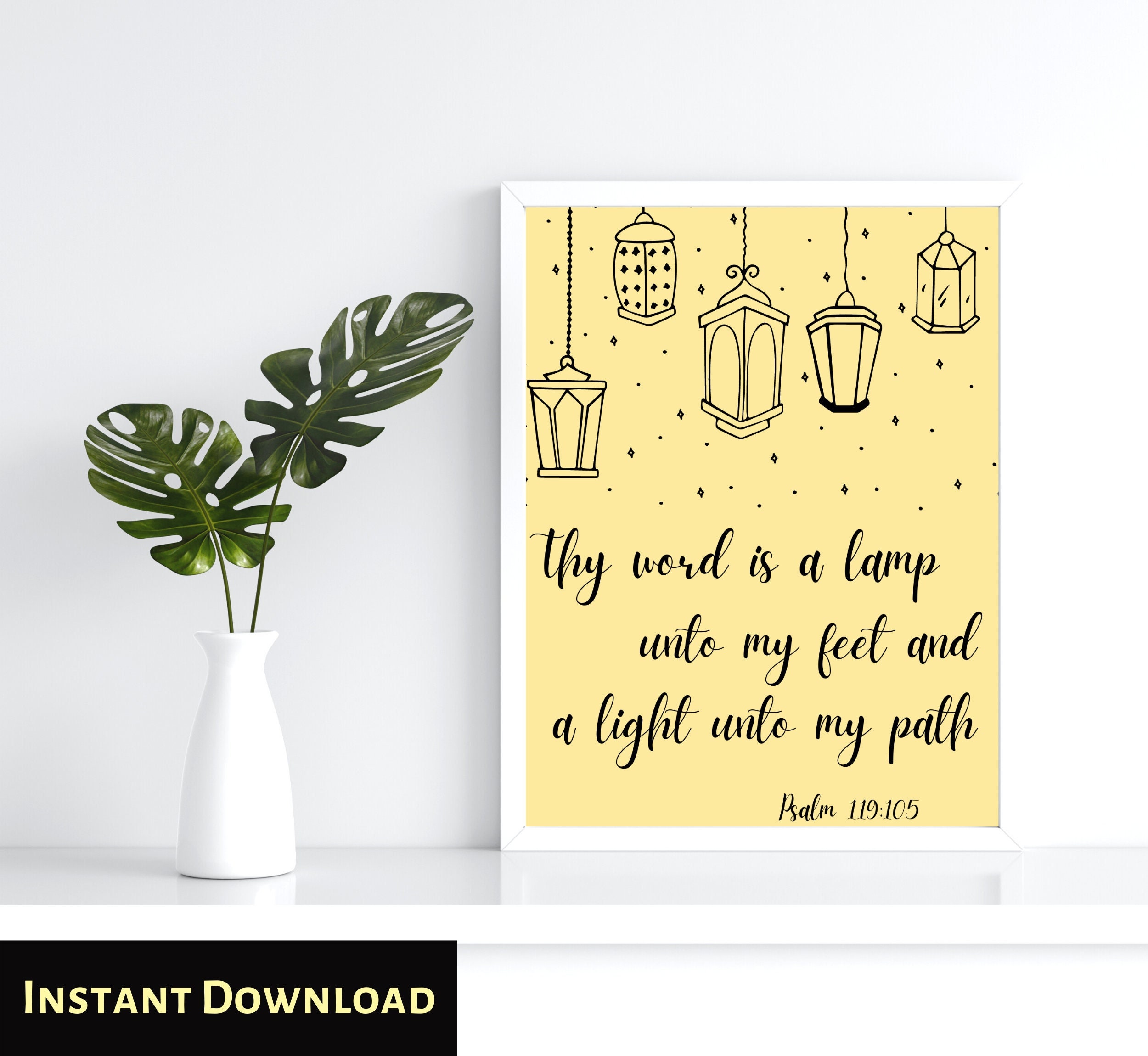 Psalm 119:105 - Thy Word is a Lamp Unto My Feet and a Light Unto My ...