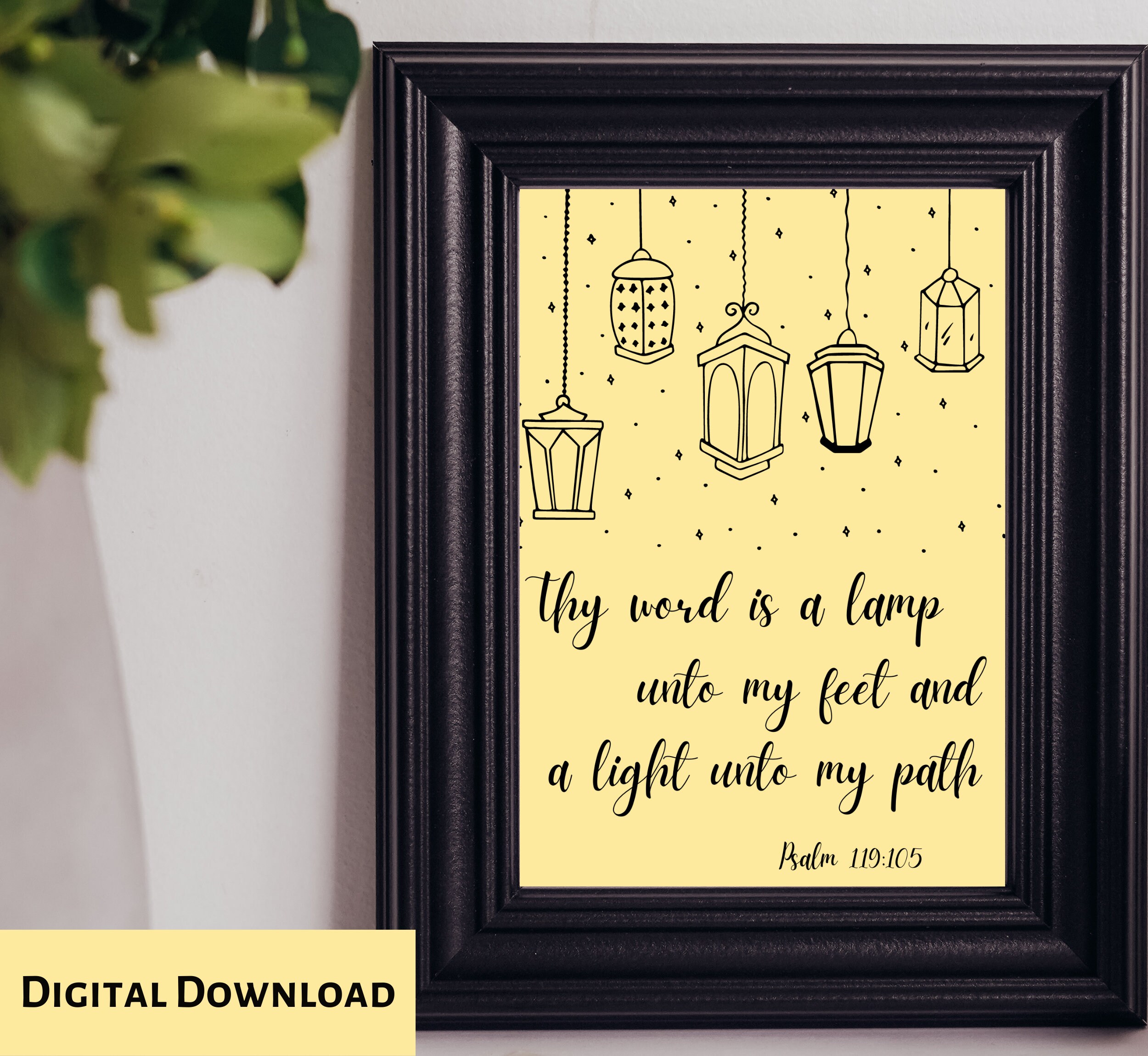 Psalm 119:105 - Thy Word is a Lamp Unto My Feet and a Light Unto My ...