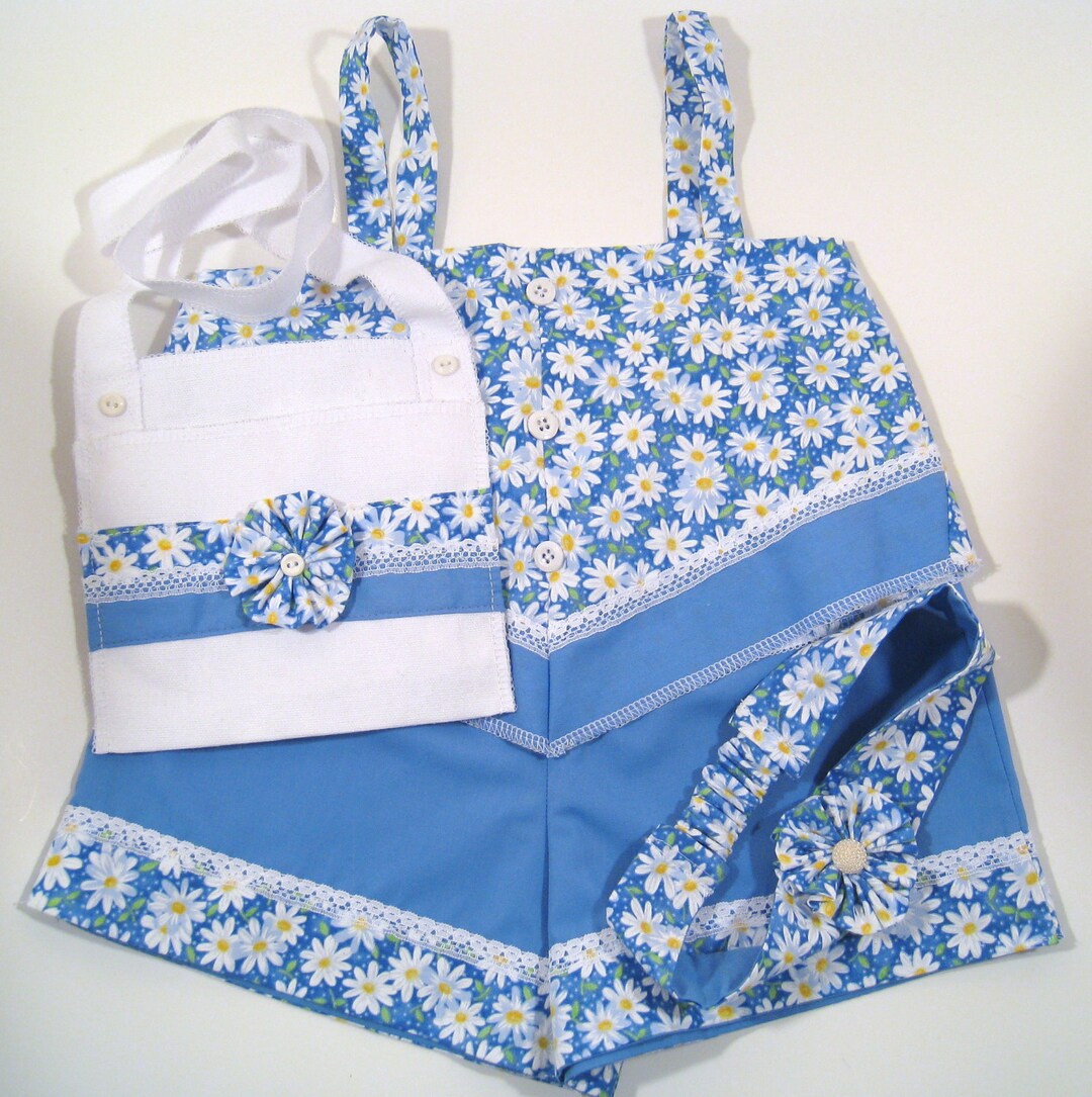 Shorts for Girls Size 4-5 Girls Short Set, Blue Summer Outfit, Shorts ...
