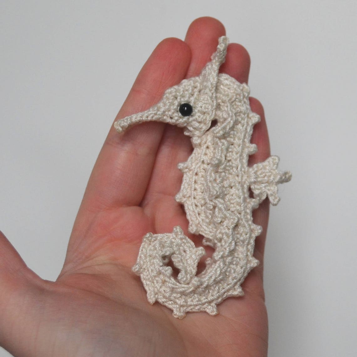 Seahorse Crochet Pattern, "post-modern Post-stitch Seahorse ...