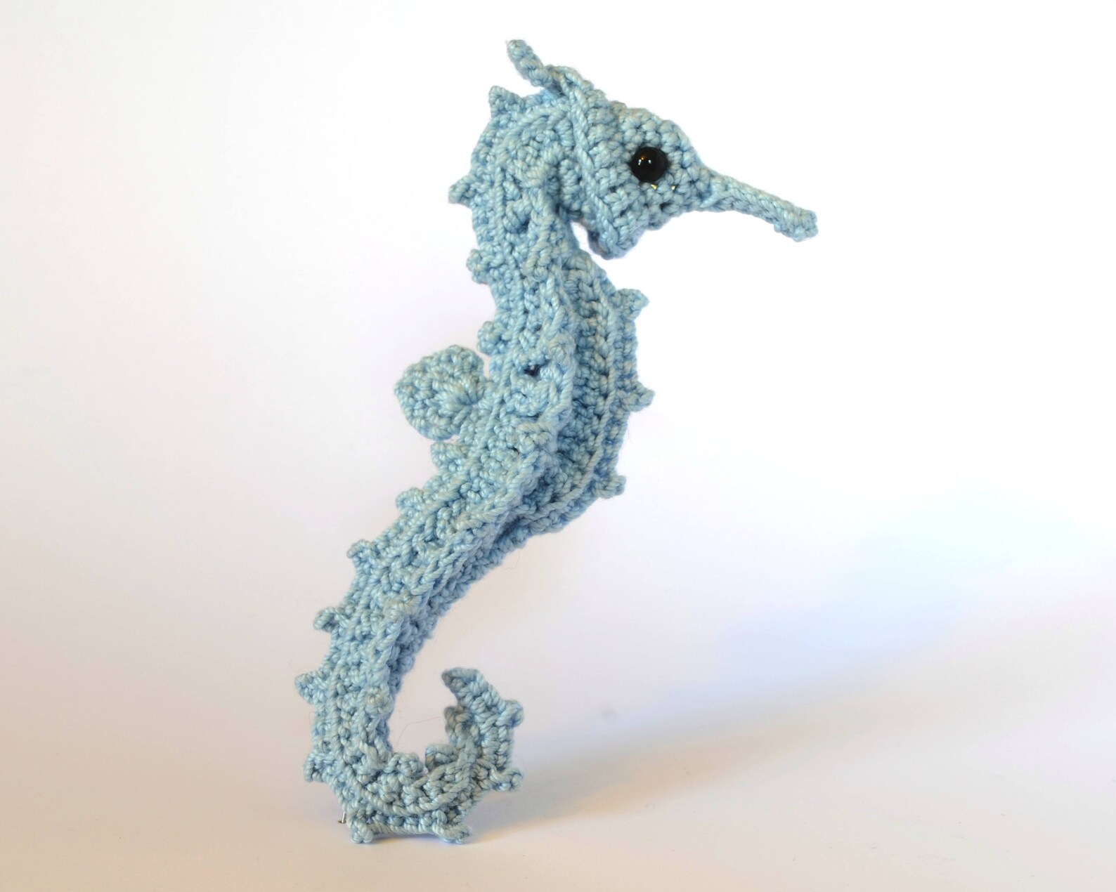 Seahorse Crochet Pattern, "post-modern Post-stitch Seahorse ...