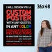 Custom Order for Motivational Poster Fitspiration Quotes (4 Sizes ...