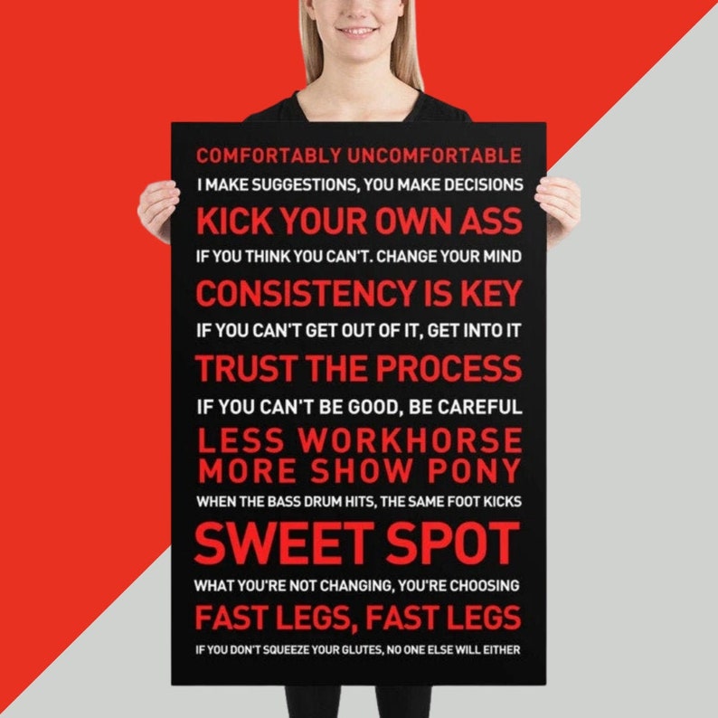 SWEET SPOT: Power Zone (DM) Fitspiration Motivational Quotes Poster ...