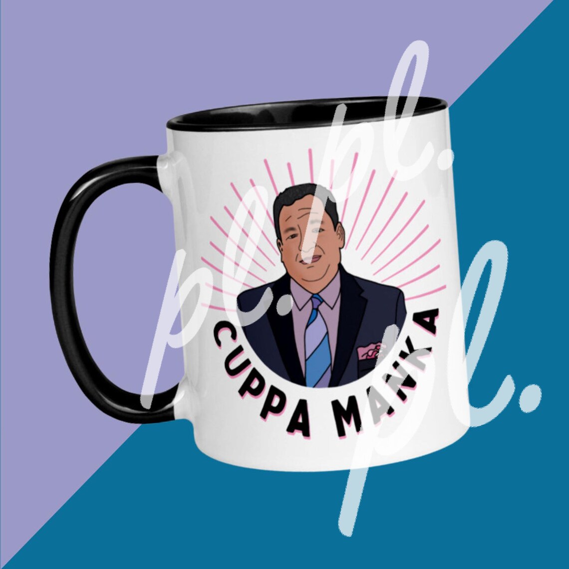 Cuppa Manka Josh Mankiewicz Dateline Mank Accent Mug Black | Etsy