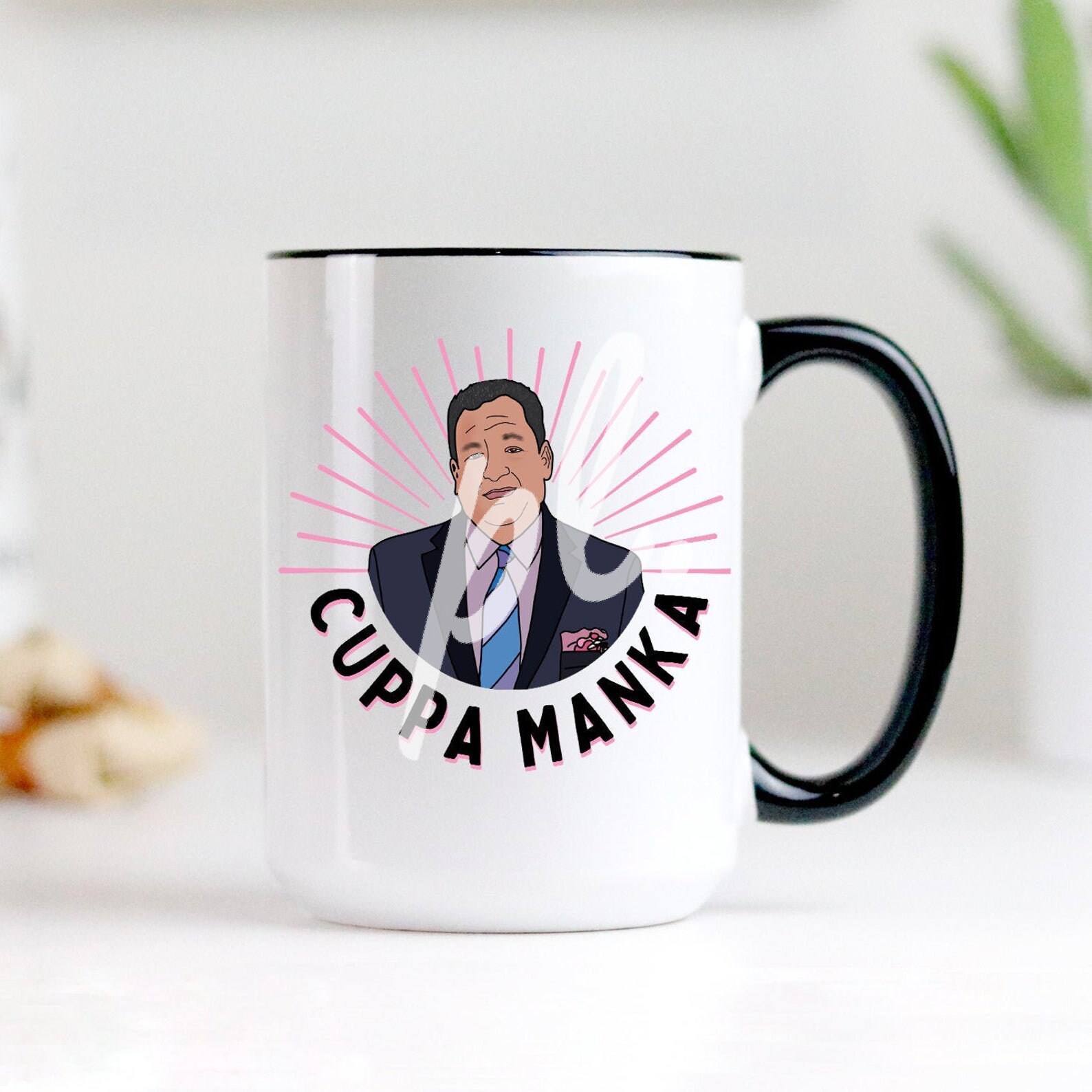 Cuppa Manka Josh Mankiewicz Dateline Mank Accent Mug Black | Etsy
