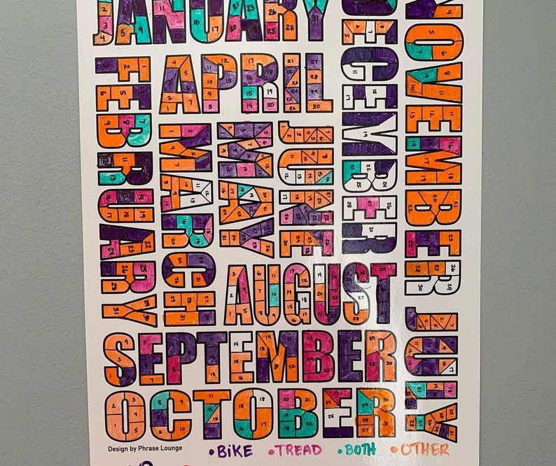 TRACK ANYTHING Tracker Printable Instant Download Color by - Etsy